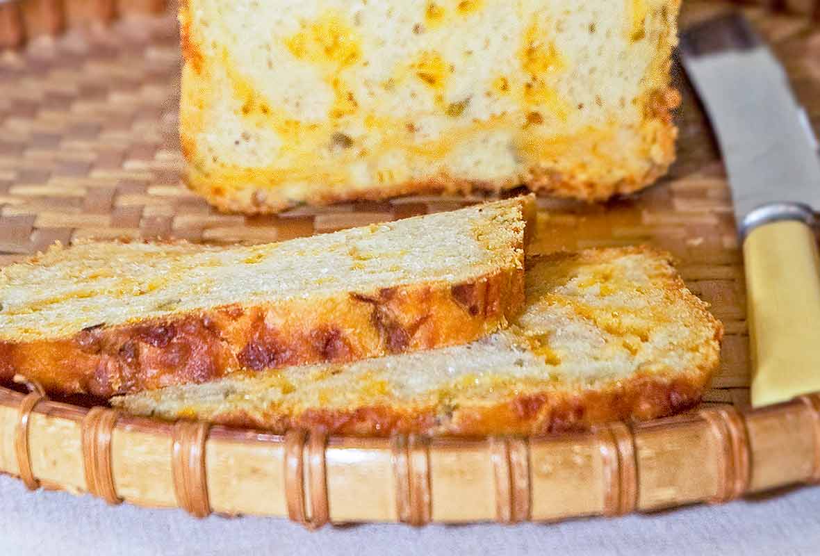 No-Knead Cheddar-Chiles Bread Recipe | Leite's Culinaria